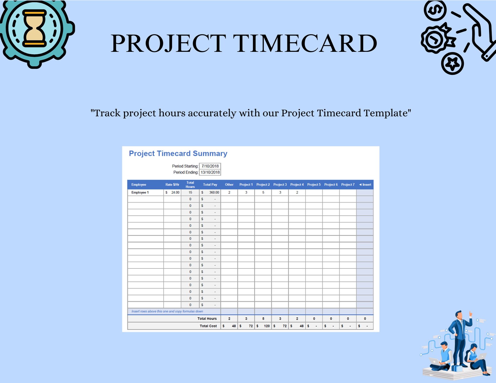 Project Management Gantt Chart Time Management Excel Dashboard Project ...