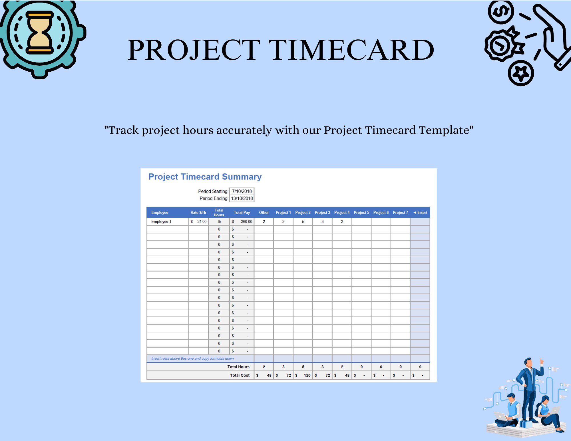 Project Management Gantt Chart Time Management Excel Dashboard Project ...