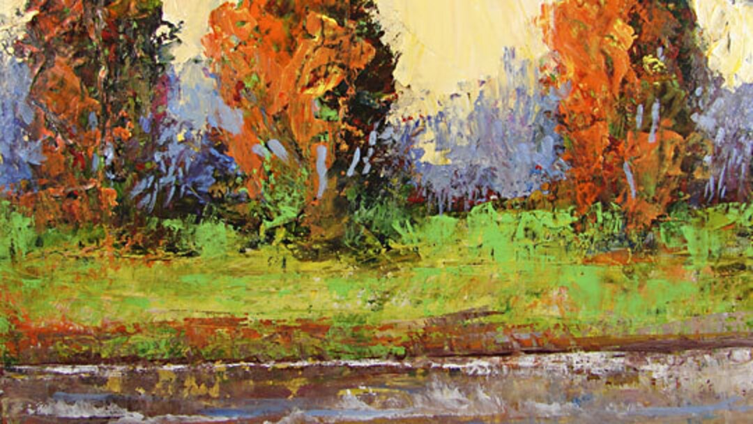 Bobbi Doyle-maher Southern Landscape Original Acrylic Painting Colorful ...