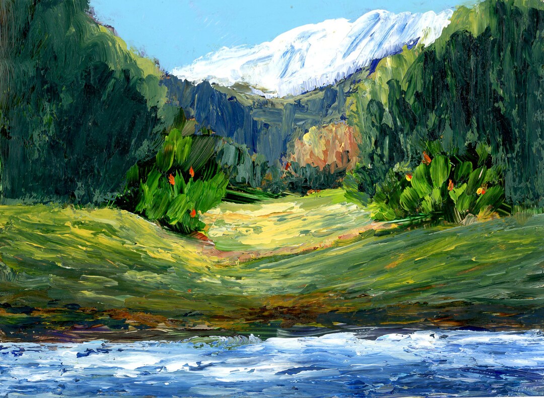 Original Acrylic Painting by Bobbi Doyle-maher Bright Colorful ...