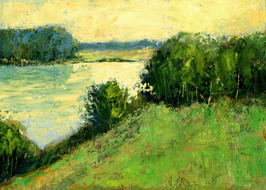 Painterly Southern Landscape Impressionist Tonalism Painting by Bobbi ...
