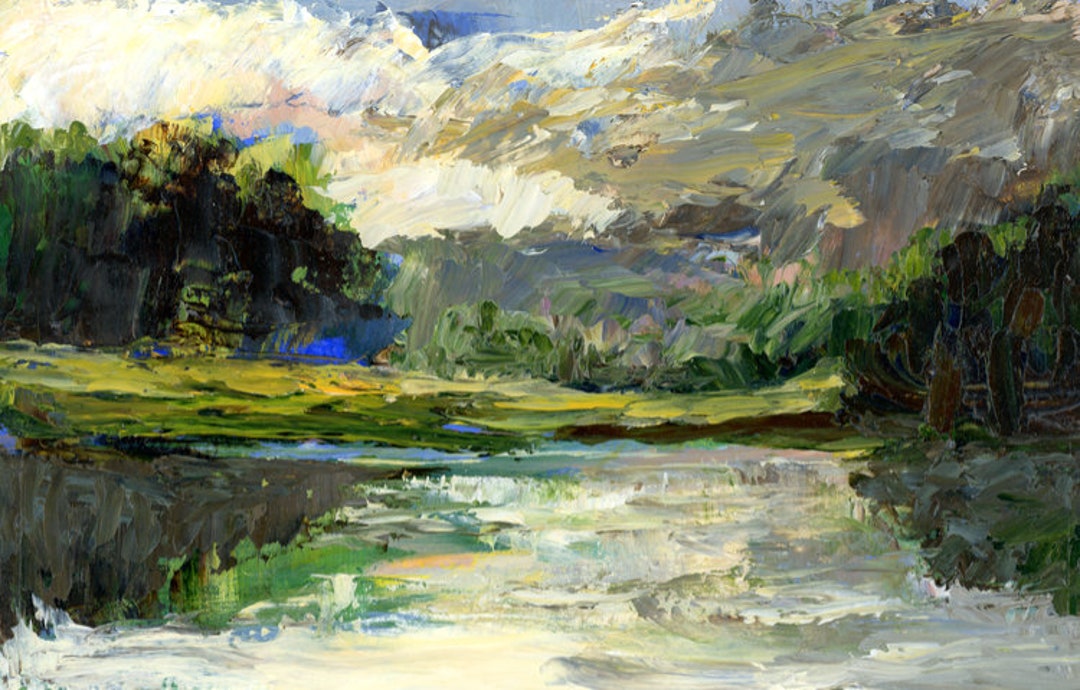 Studio Sale--original Oil Palette Knife Painting by Bobbi Doyle-maher ...