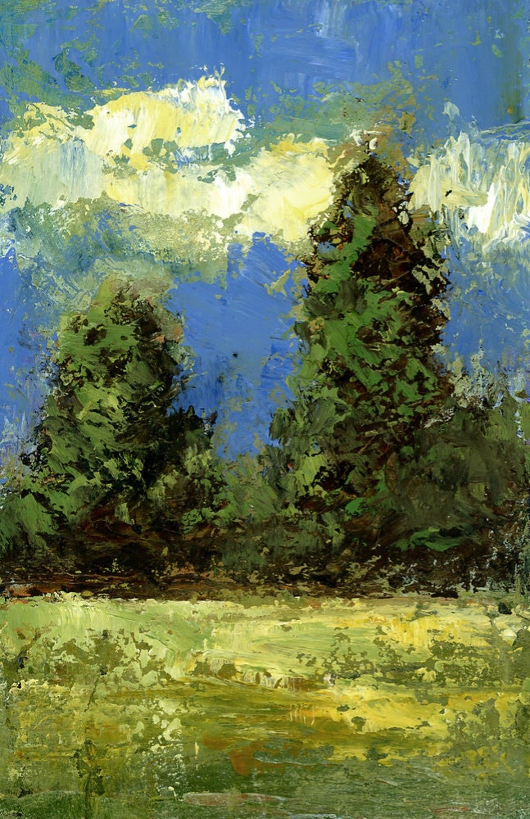 Original Oil/cold Wax Palette Knife Painting Impasto Art by Bobbi Doyle ...
