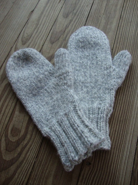 Basic Mittens for Women and Men Knitting Pattern - Etsy
