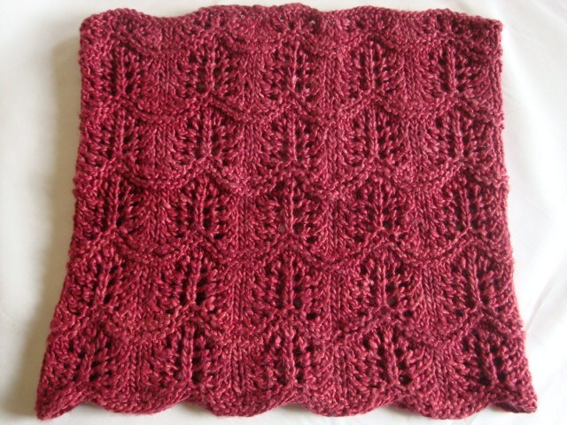 Knitting PATTERN: Crest of the Wave Cowl, Neck Ring, Lace-- Instant ...