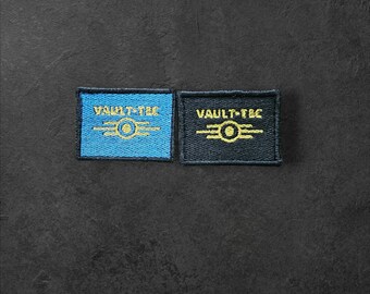 Fallout Vault-tec Corporation Emblem Iron-on Embroidered Patch, Custom ...