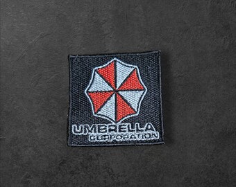 Resident Evil the Umbrella Corporation Code of Arms Iron on Badge Patch Transfer Applique Bag ...