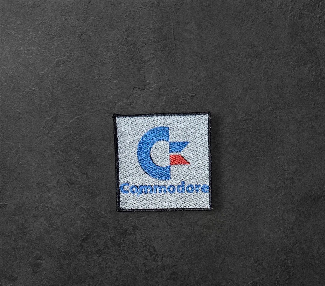 Vintage Commodore Embroidered Iron-on and Velcro Patch for Backpack and ...