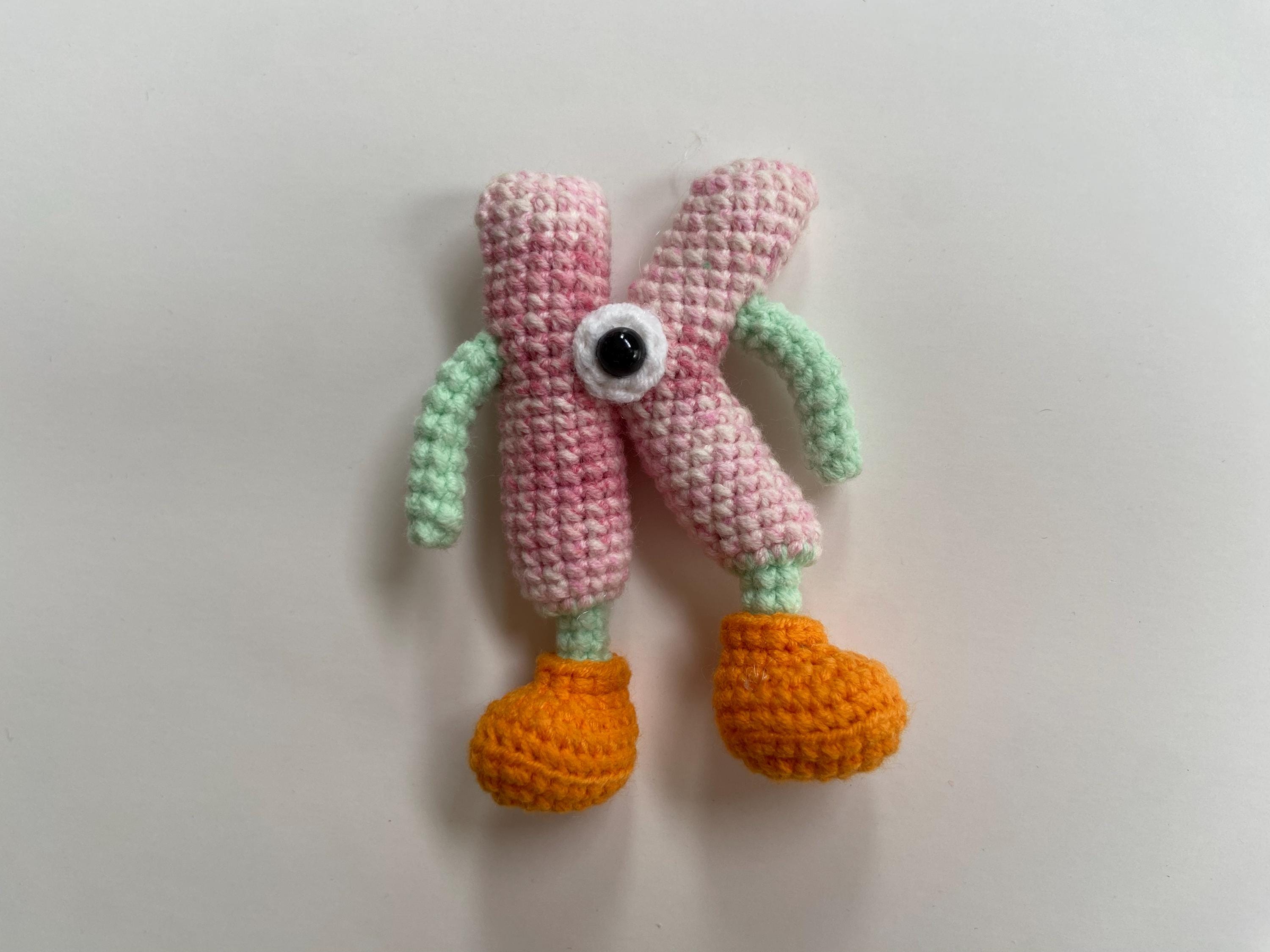 Handmade Crochet Cute Personification Capital Letters, Crochet Letter ...