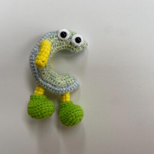 Handmade Crochet Cute Personification Capital Letters, Crochet Letter ...