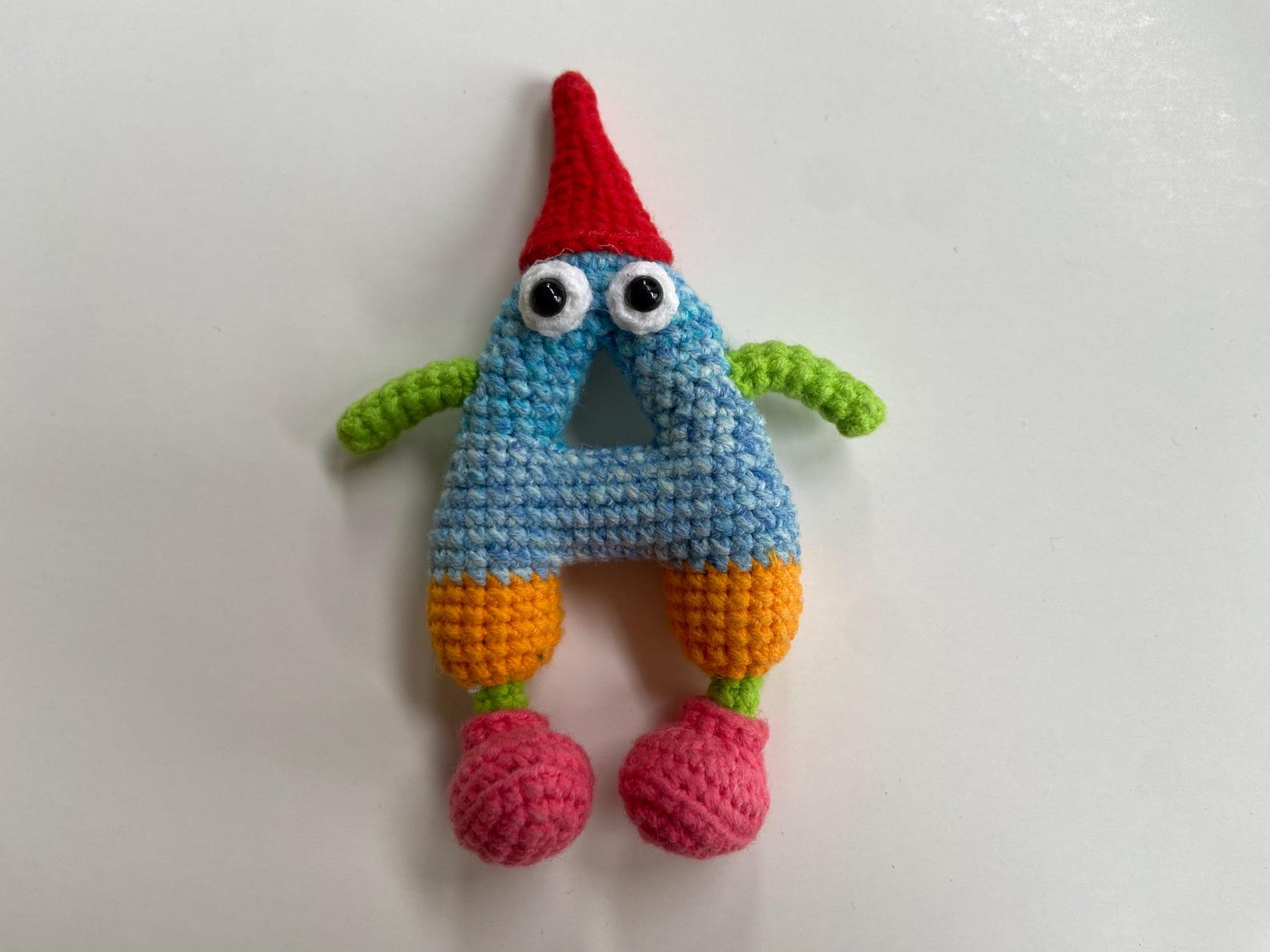 Handmade Crochet Cute Personification Capital Letters, Crochet Letter ...