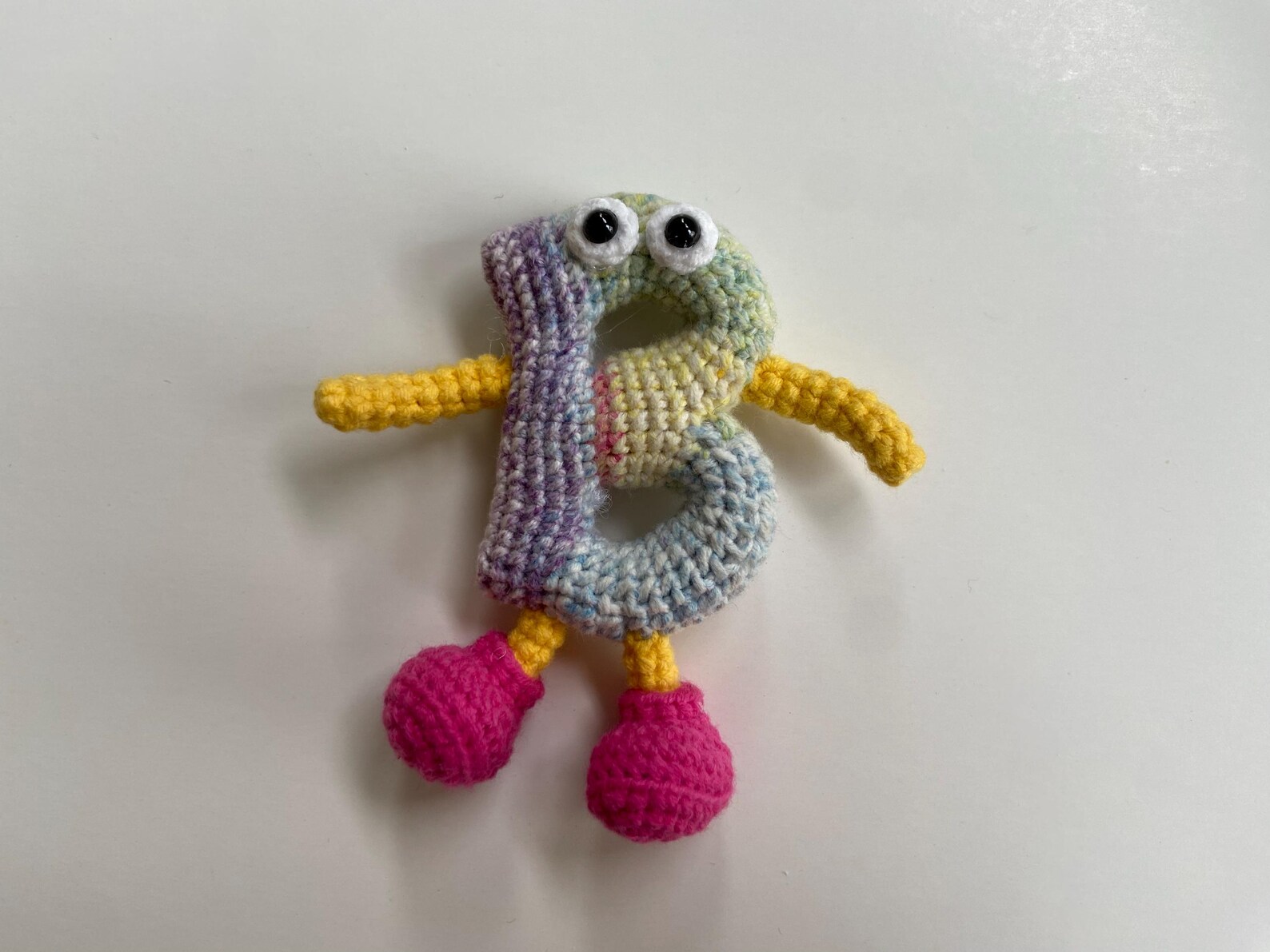 Handmade Crochet Cute Personification Capital Letters, Crochet Letter ...