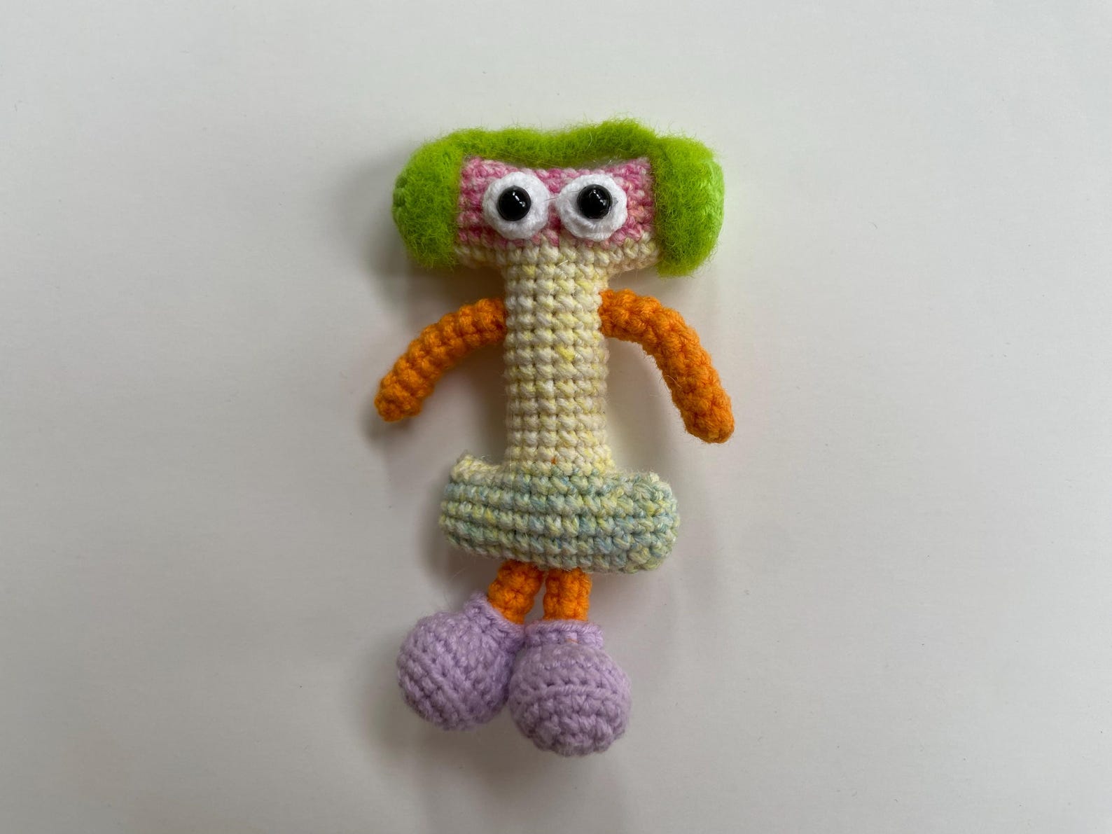 Handmade Crochet Cute Personification Capital Letters, Crochet Letter ...