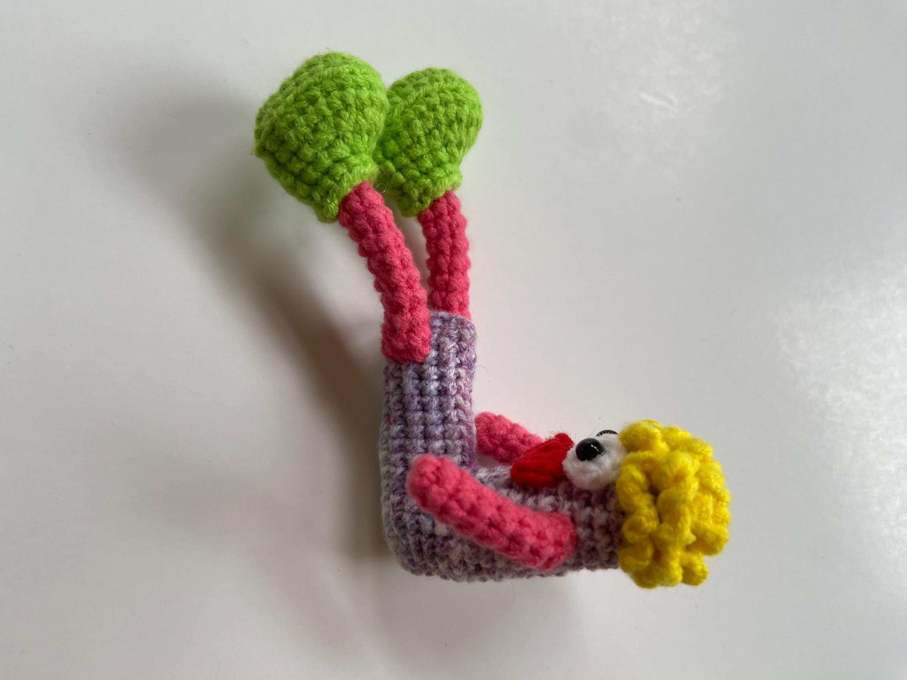 Handmade Crochet Cute Personification Capital Letters, Crochet Letter ...