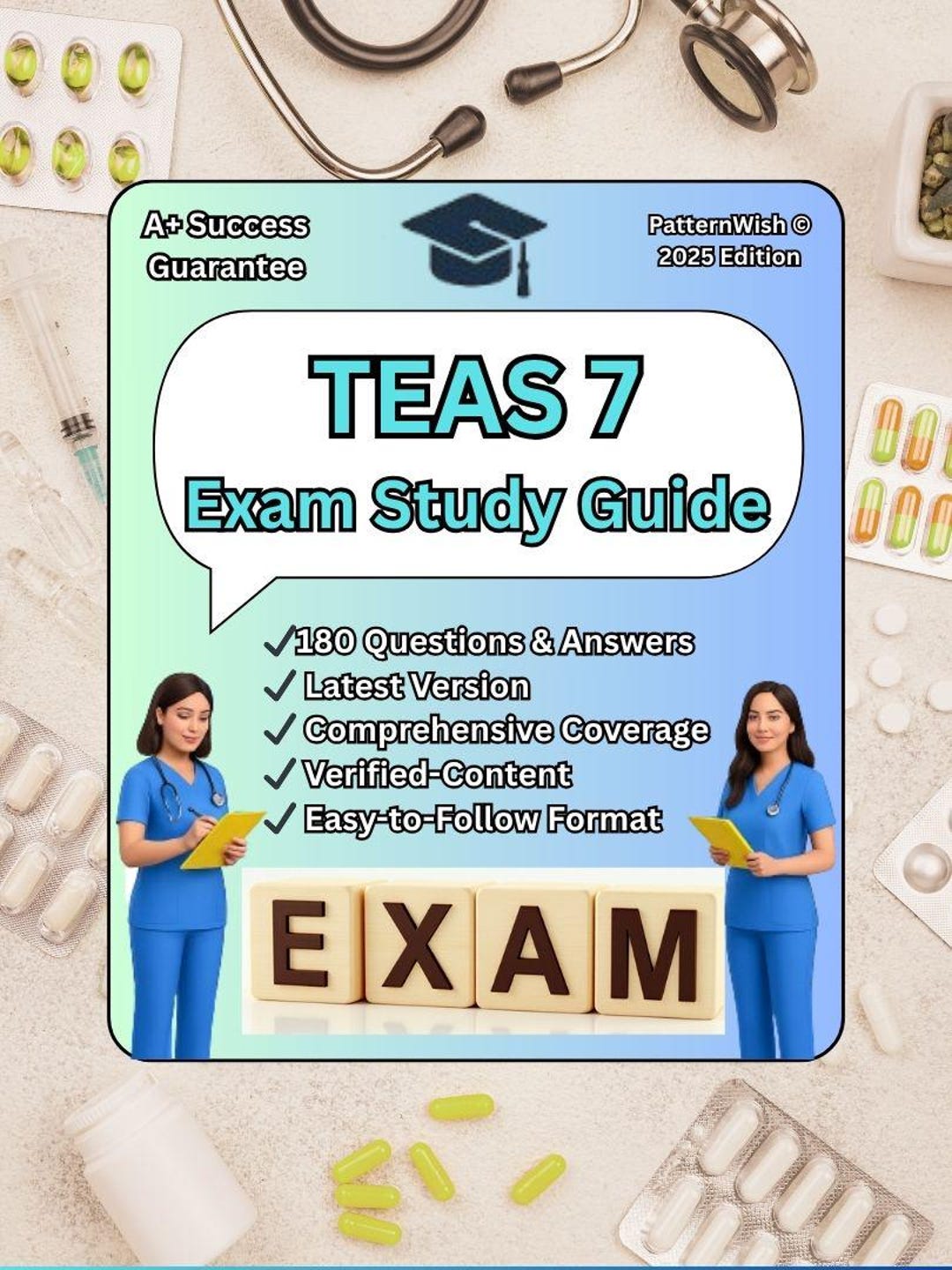 TEAS 7 Study Guide Exam | 180 Updated Questions and Verified Answers - Etsy