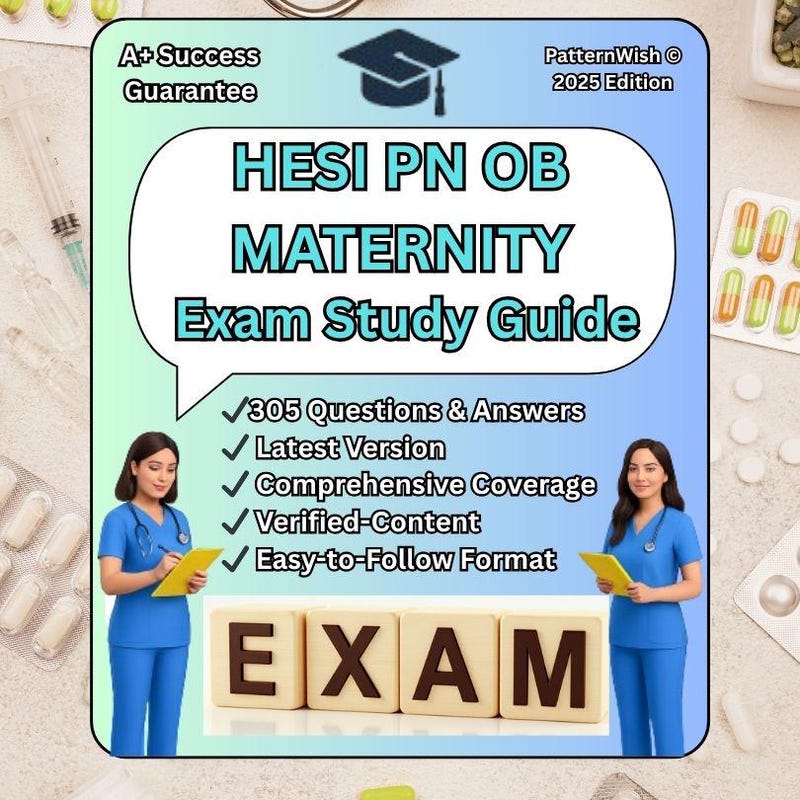 Maternity Study Guide - Etsy