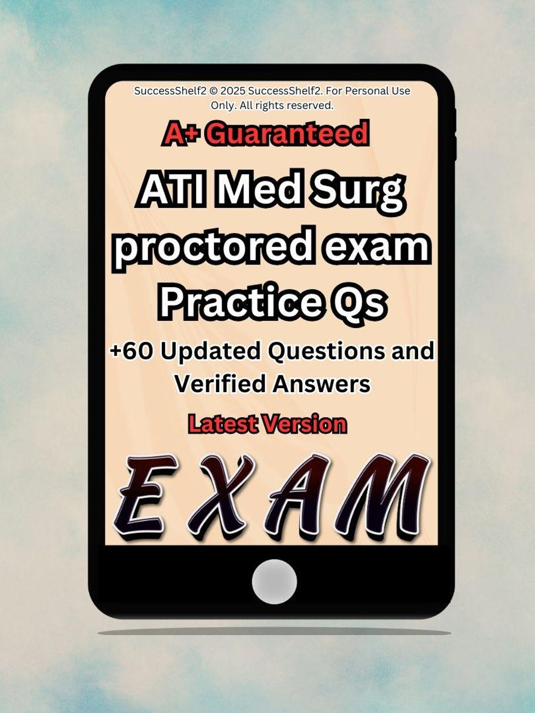 ATI Med Surg Proctored Exam Practice Questions (PDF Download) - Etsy