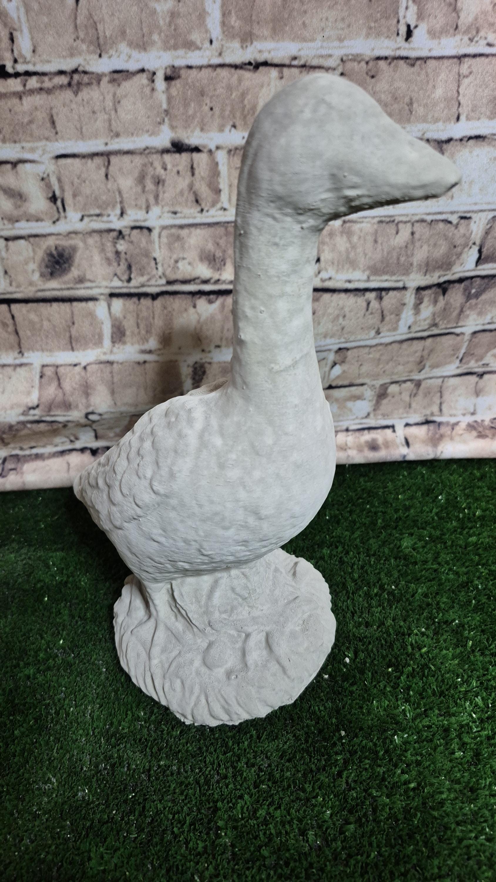 Goose Concrete Statue Aka Porch Goose 10 Inches Tall - Etsy