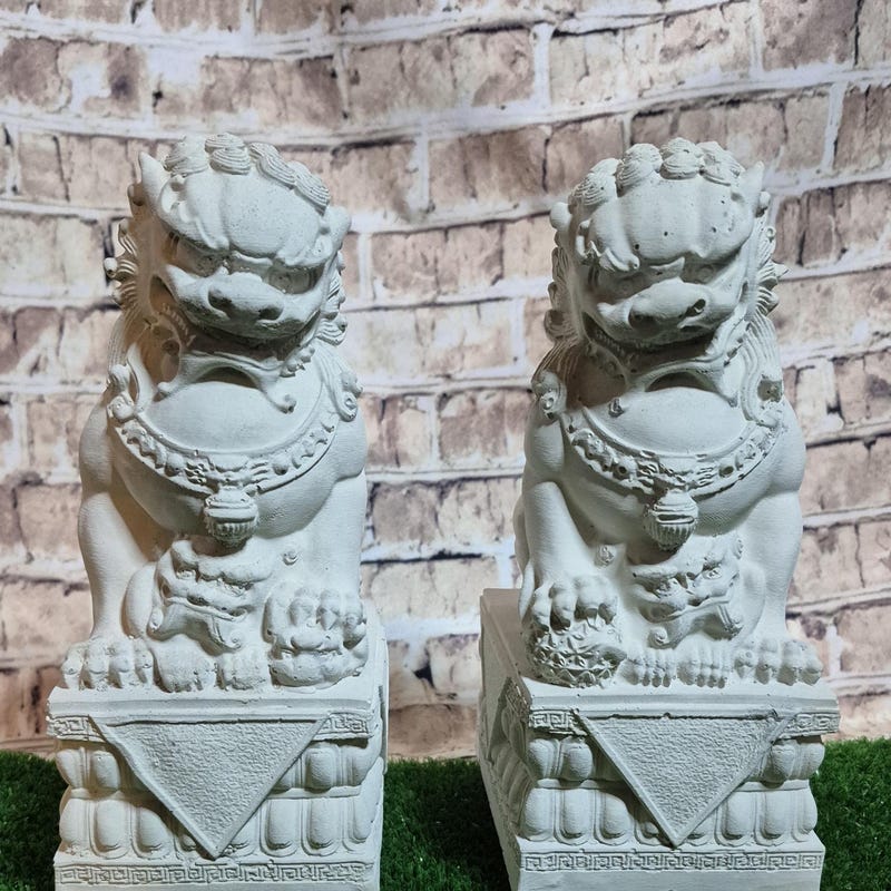 Guardian Lions Statues - Etsy