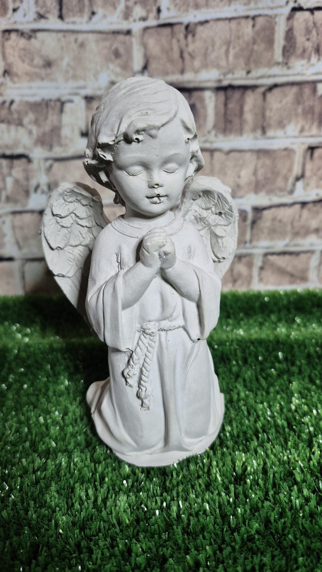Boy Angel Concrete Statue - Etsy