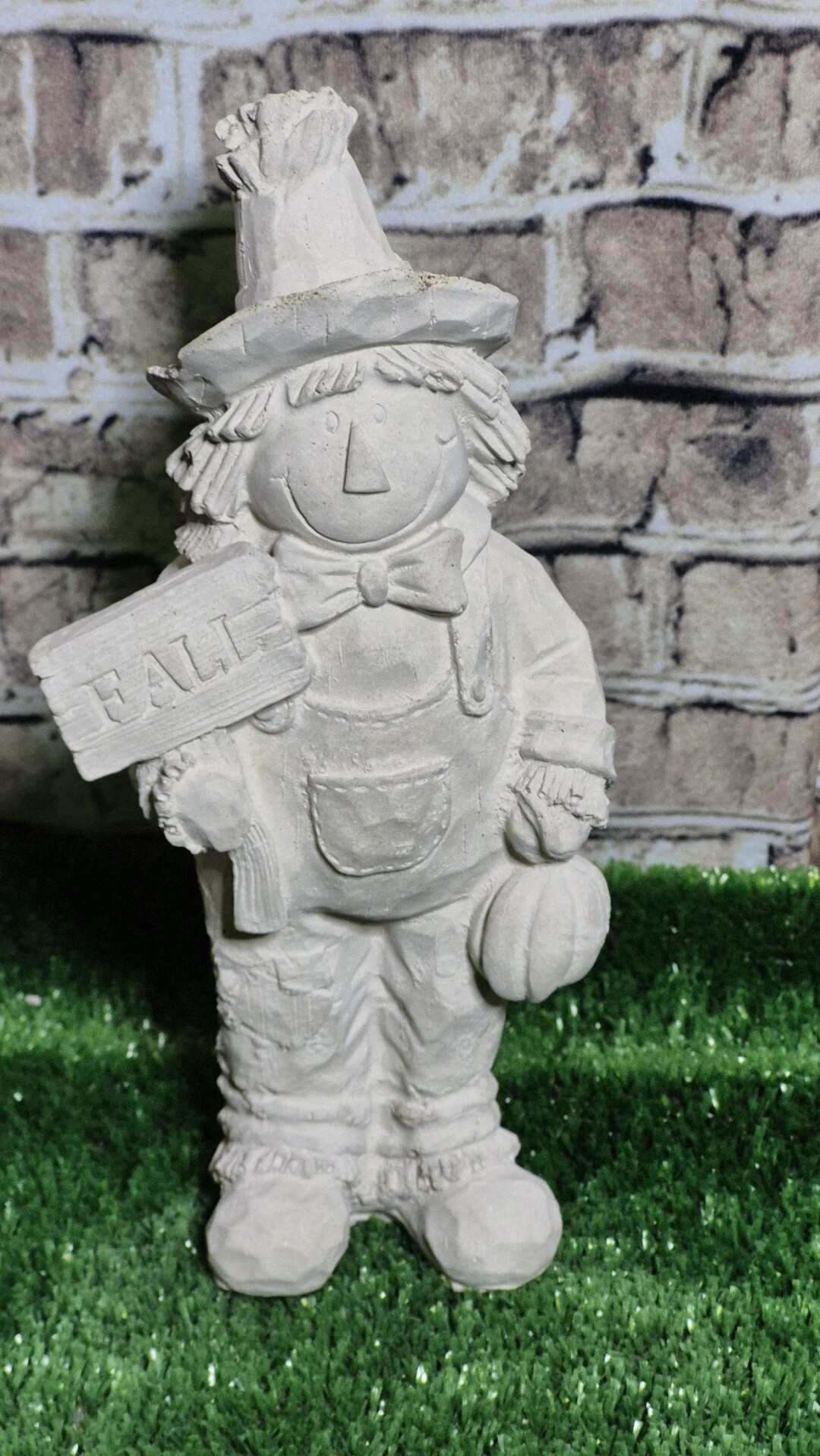 Scarecrow - Concrete Statue - Etsy
