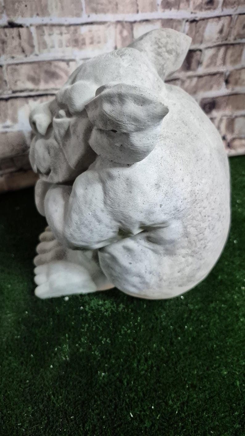 Gargoyle Concrete Statue 9 Inches Tall - Etsy