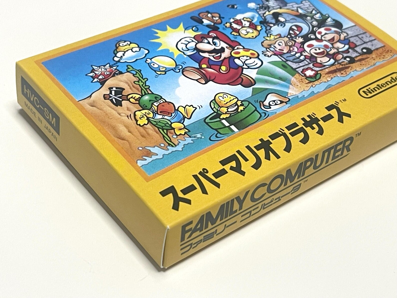 SUPER MARIO BROS.- Empty Box Famicom Replacement Spare Game Case With ...