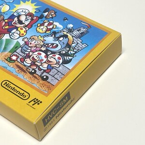 SUPER MARIO BROS.- Empty Box Famicom Replacement Spare Game Case With ...