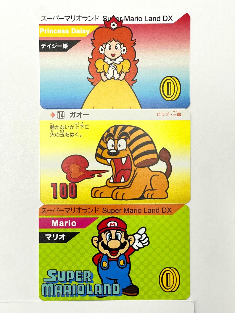 Super Mario Land 1 DX game Remake for GBC / Gameboycolor / Rare Game ...