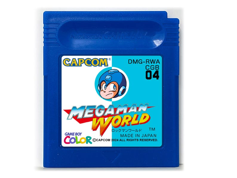 Megaman World 1(rockman World1 Remake for GBC)/ Gameboycolor / Rare ...