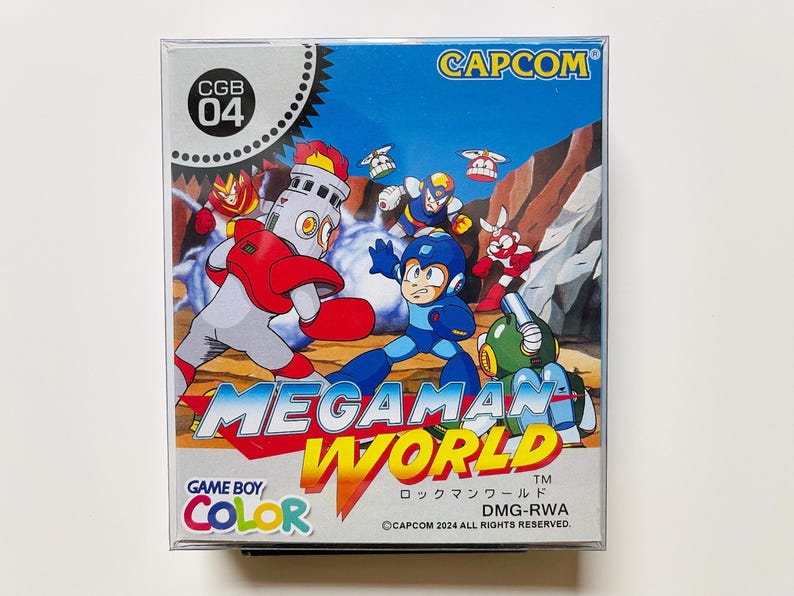 Megaman World 1(rockman World1 Remake for GBC)/ Gameboycolor / Rare ...