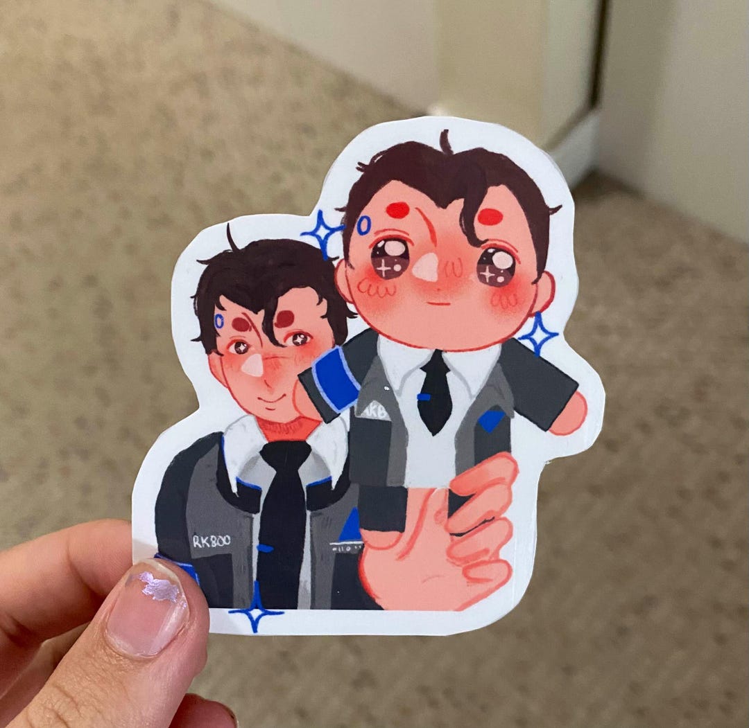 DBH Silly Robot Guy Sticker Pack - Etsy