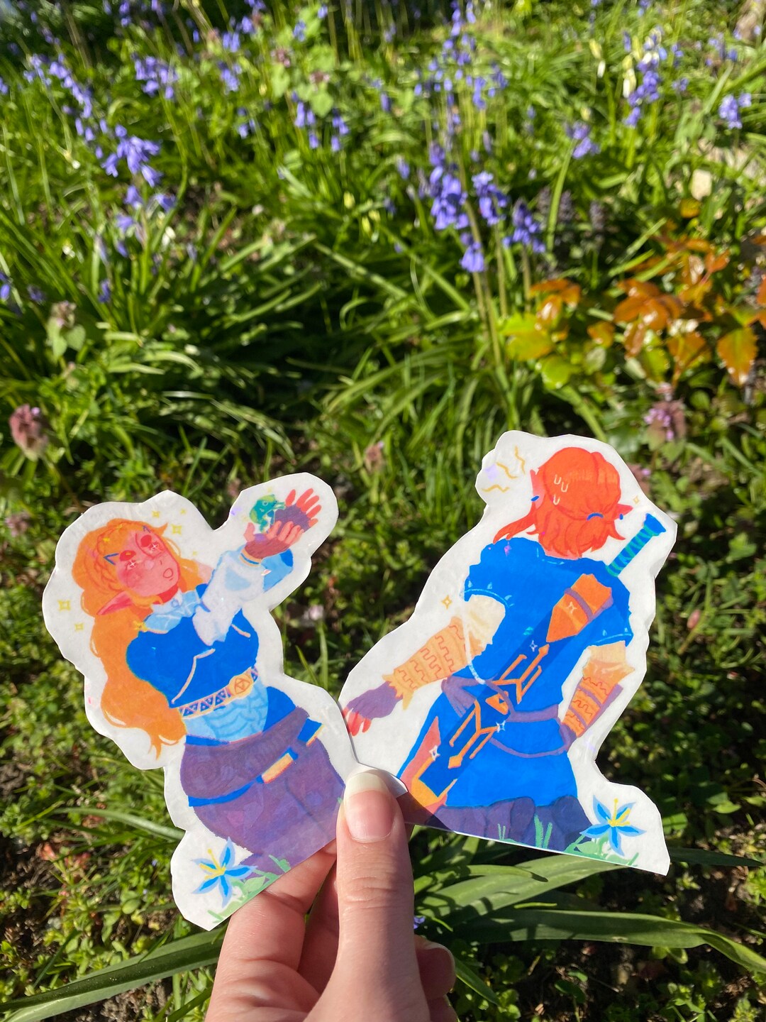 Zelda + Link Shattered Glass Stickers - Etsy