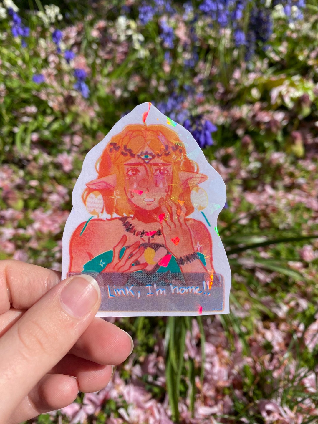 Totk Zelda Shattered Glass Sticker - Etsy