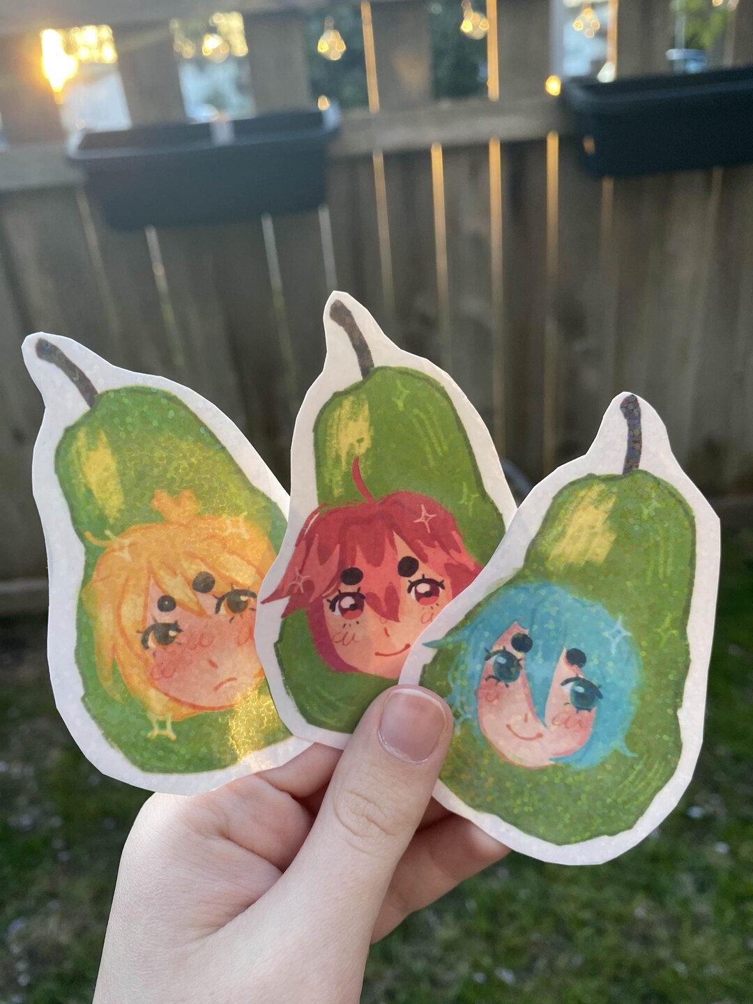 Triple Baka Sticker Pack - Etsy