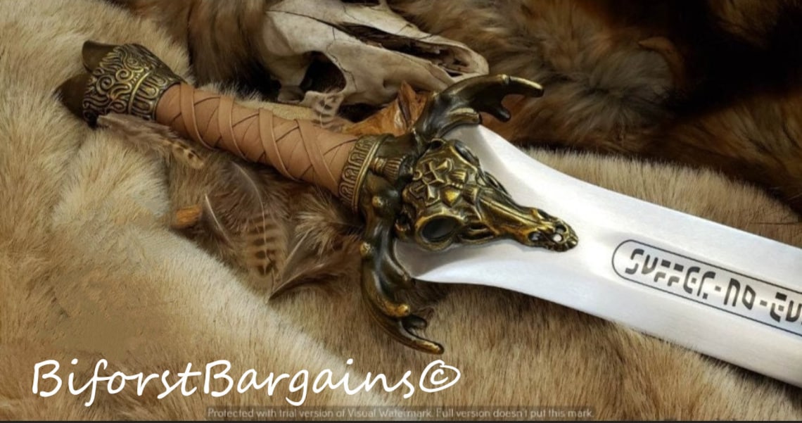 Atlantean Sword conan the Barbarian Sword Hand Forged Viking Sword ...