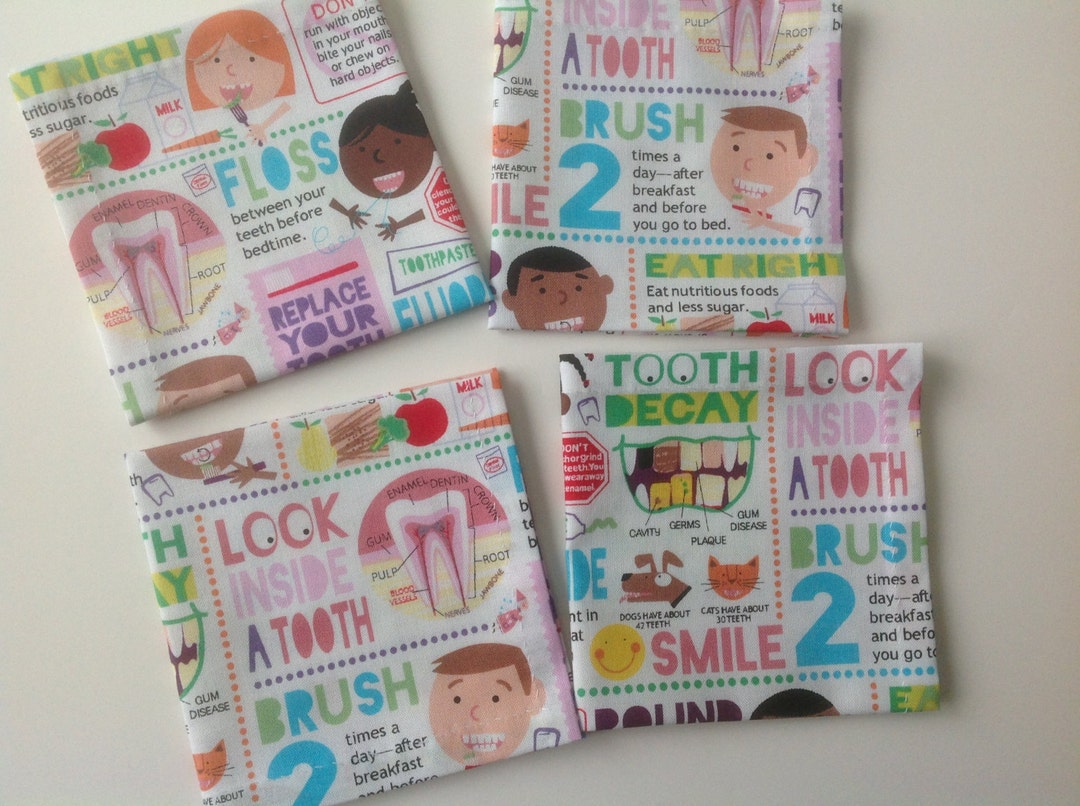 Children's Cotton Fabric Napkins Kid's Napkins Eco Friendly Cotton Kids ...