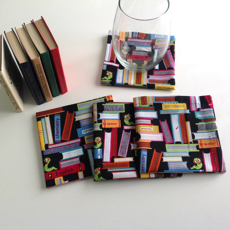 Library Book Fabric - Etsy
