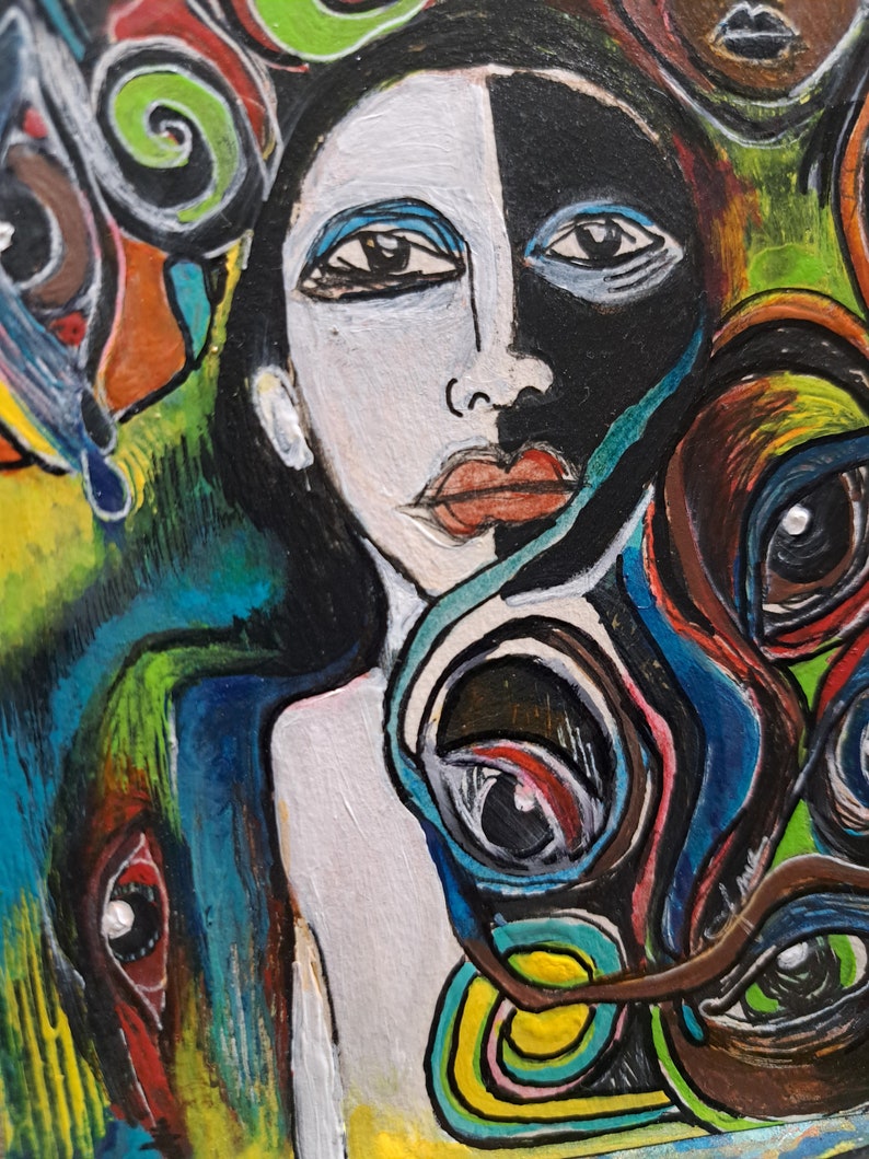 A History of Eyes on Me Art Brut Outsider Original Many Eyes Paranoia ...