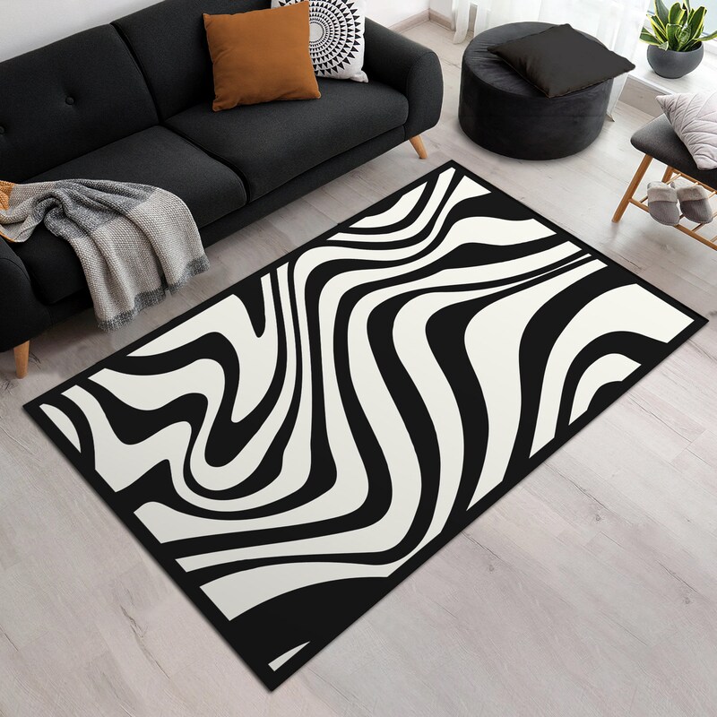 Abstract Floor Rug - Etsy
