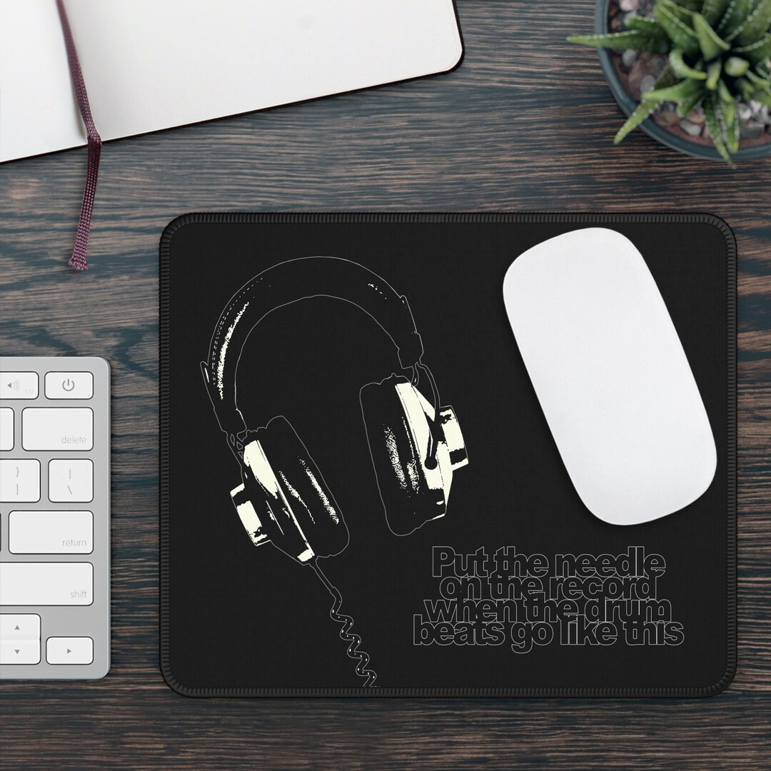 Music Deskmat Mouse Pad, Retro Mousepad, DJ Desk Mat, Gaming Mouse Pad ...