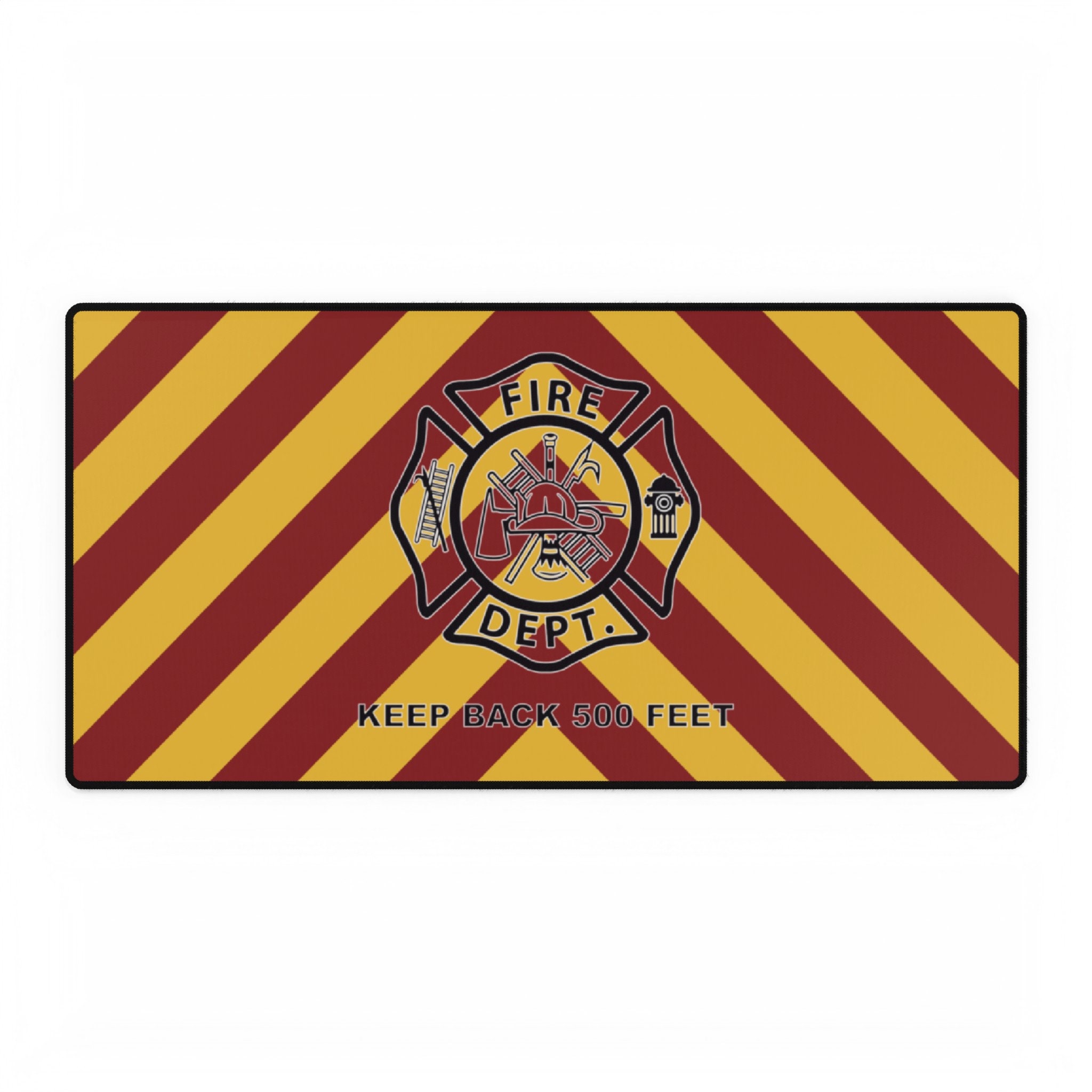 Firefighter Large Deskmat Mouse Pad, Firefighter Gift Large Mousepad ...