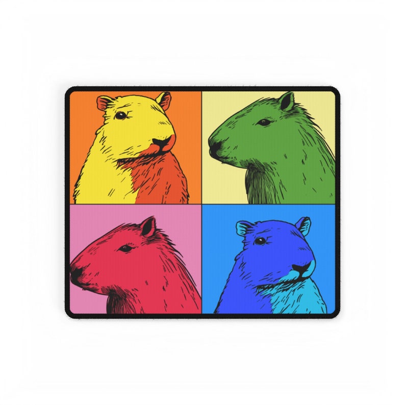Capybara Large Deskmat Mouse Pad, Colorful Large Mousepad Desk Mat ...