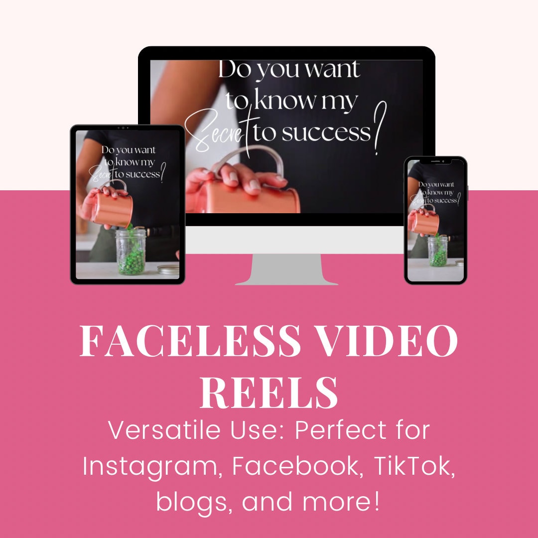 450 Faceless Melanin Reels 100 IG Stories Bundle MRR/PLR Resell Rights ...