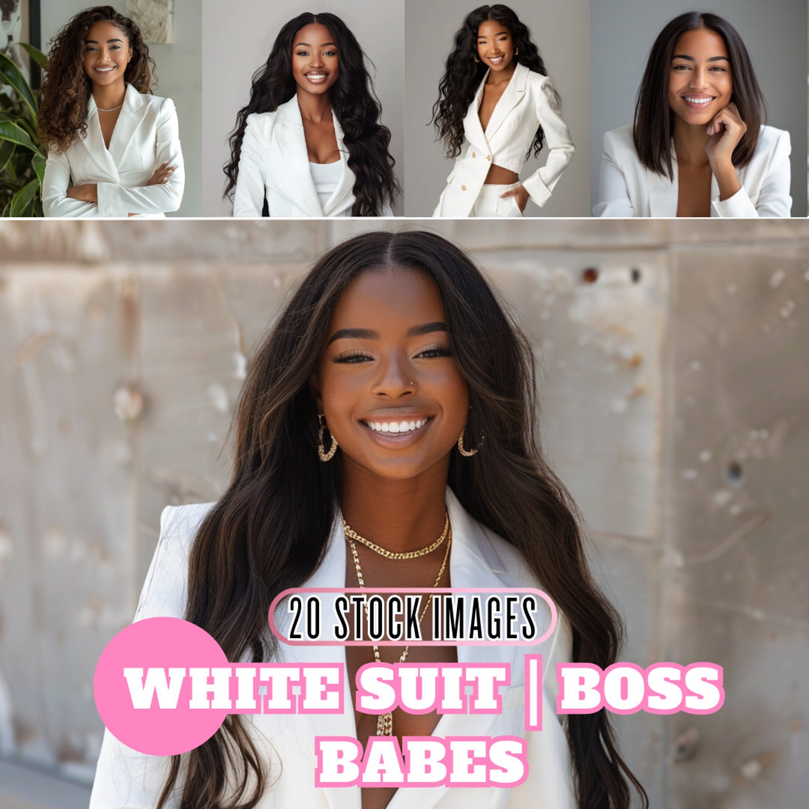 AI Generated Boss Babes Stock Photos Melanin Sexy Professional ...