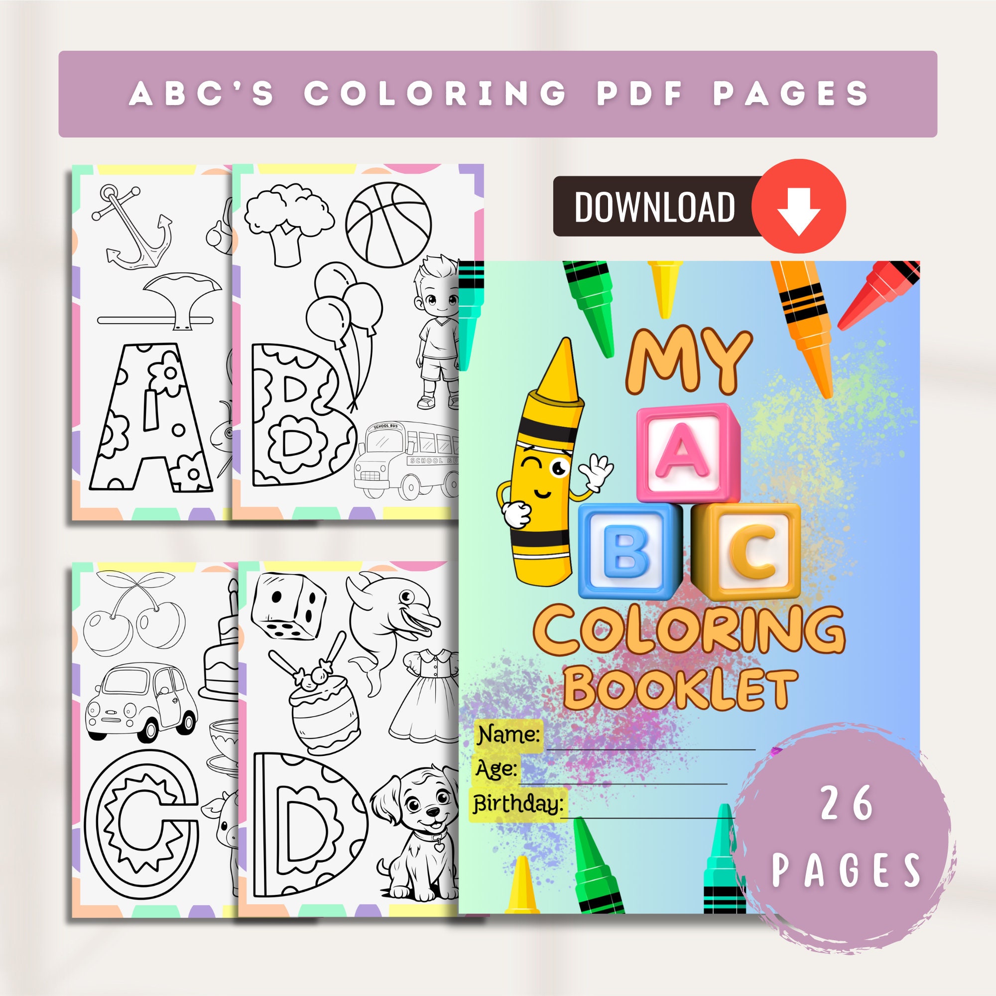 ABC Coloring Pages, Kids Artwork, Preschool Printables, Kids Worksheets ...