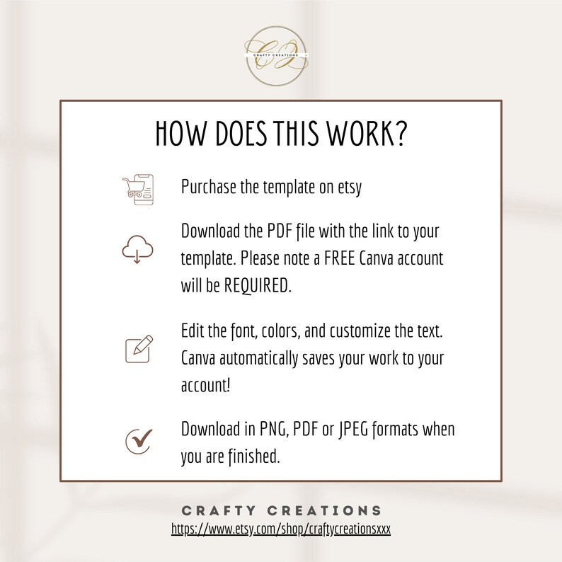 EDITABLE Canva Pro Template Instant Download Save the Date Template E ...