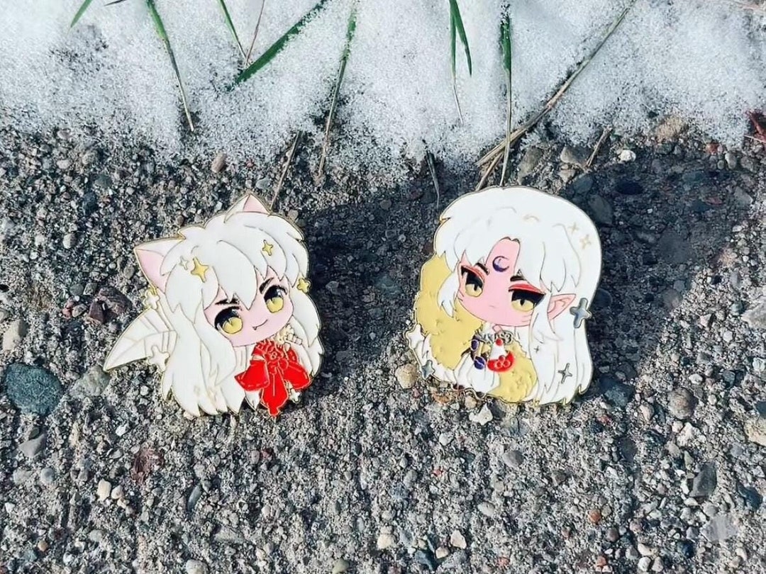 Anime Inuyasha Sesshomaru Enamel Pin High Quality Anime Enamel Pins ...