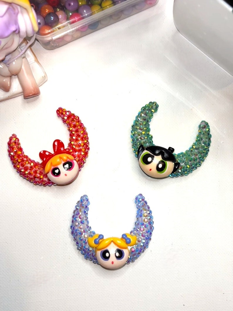 PPG Rhinestone Pen Beads DIY Handmade Puff Girls - Etsy