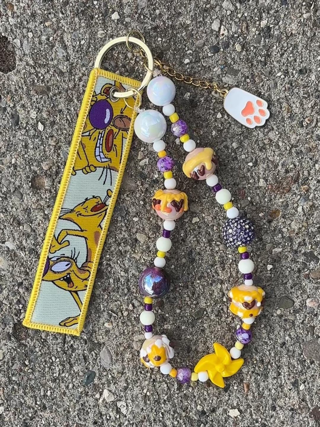 Anime Cartoon Keychain Catdog Phone Charm Nostalgia 90s 2000s Nostalgic ...